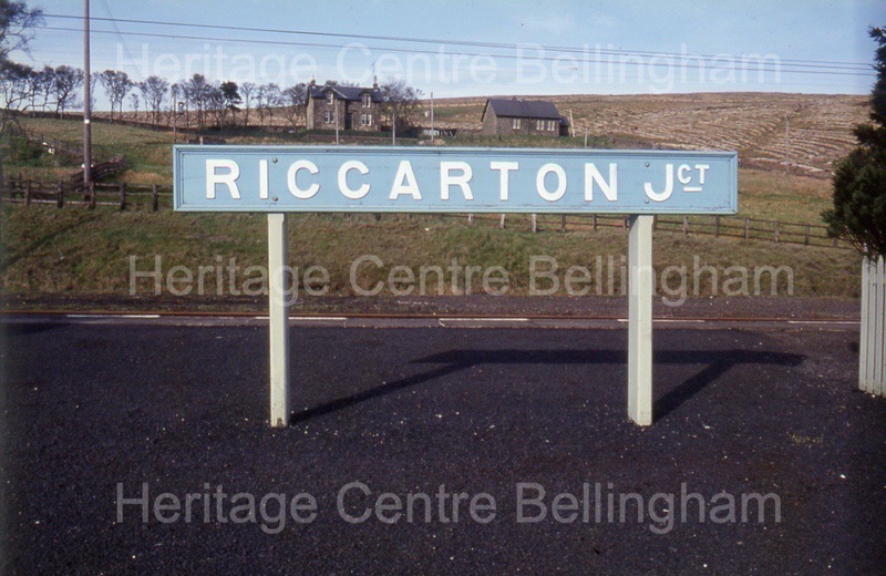 Riccarton South Bay Sign - Images Database - The Heritage Centre Bellingham
